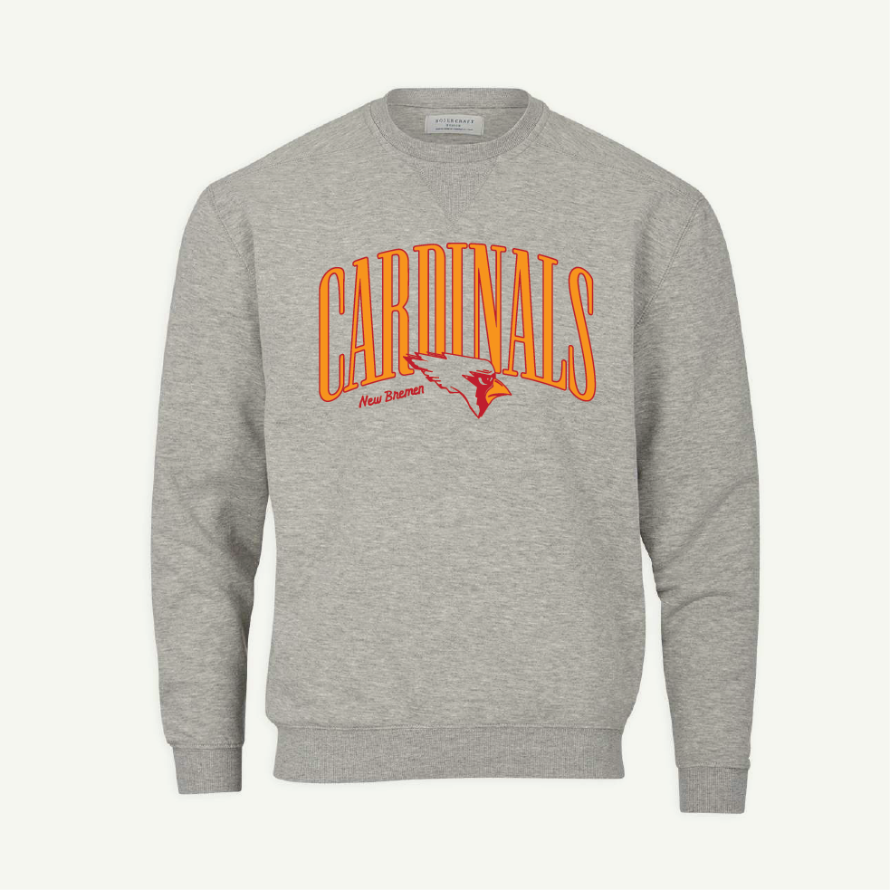 Cardinals Grey Crewneck | Made Apparel